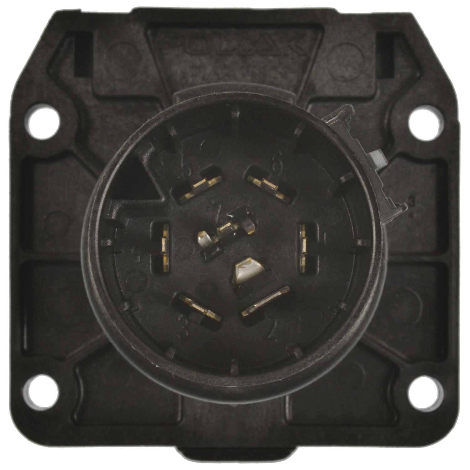 7WB-110V - 7 Way Blade RV Style Socket - Pollak Towing